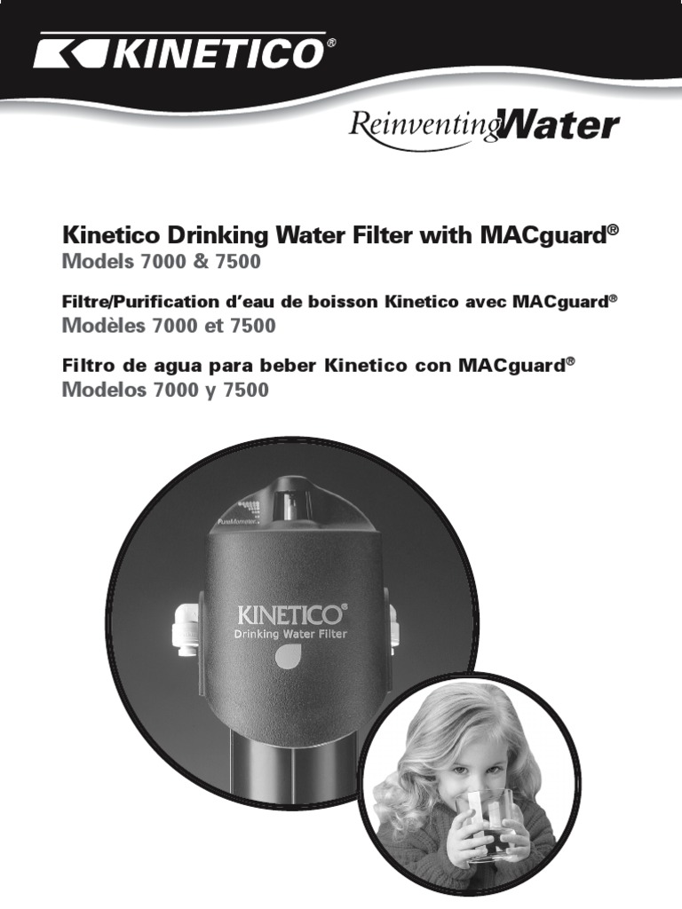 (Kinetico) 7000 7500DrinkingWaterFilterownersmanual | PDF | Water ...