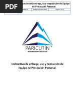 013 - PRO EPP 01 Procedimiento de Entrega, Uso, Mantencion y Reposicion de EPP | PDF | Bienestar ...