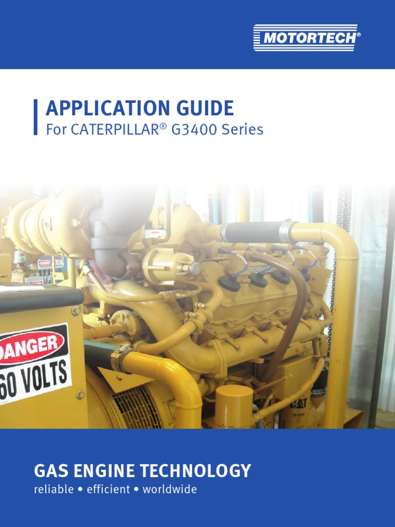 MOTORTECH Application Guide CATERPILLAR G3400 Series 01.00.010 EN 2016 ...