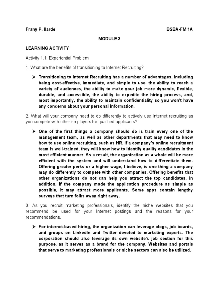 Hrm-Module 3 | PDF | Performance Appraisal | Recruitment