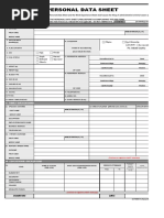 CS Form No. 212 Revised Personal Data Sheet 2 - New | PDF | Passport | Crime & Violence