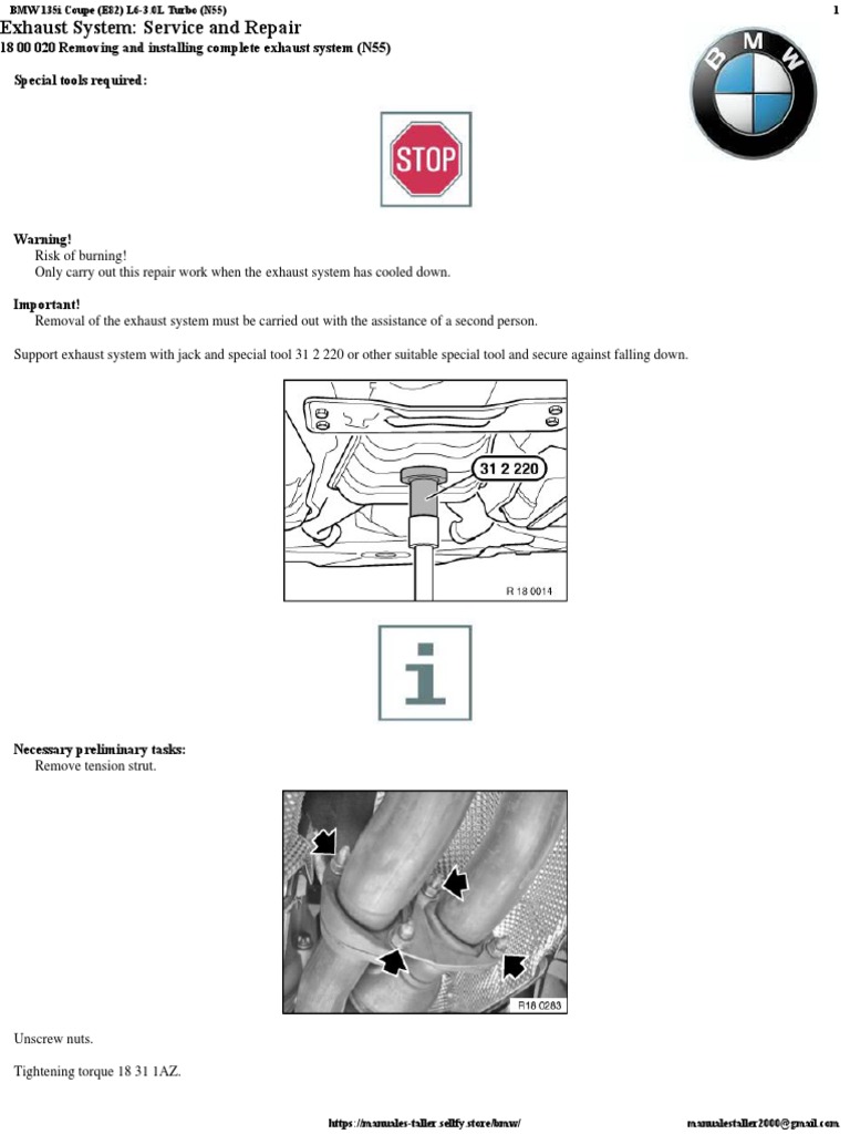 Exhaust System: Service and Repair | PDF | Turbocharger | Motor Vehicle