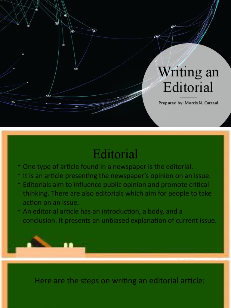 Grade 6 Writing An Editorial | PDF | Sentence (Linguistics) | Syntax