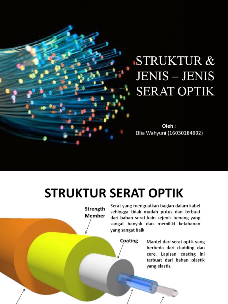 Struktur dan Jenis Serat Optik | PDF | Sains & Matematika | Komputer