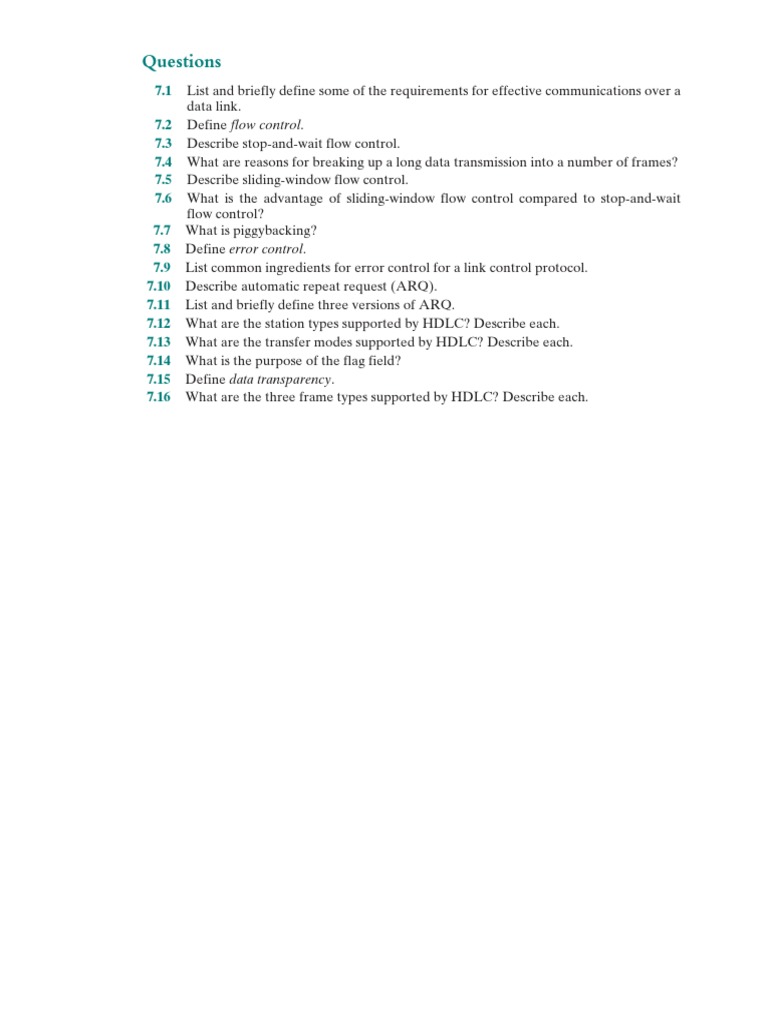 Data Link Communication Protocols Explained Pdf Internet Standards