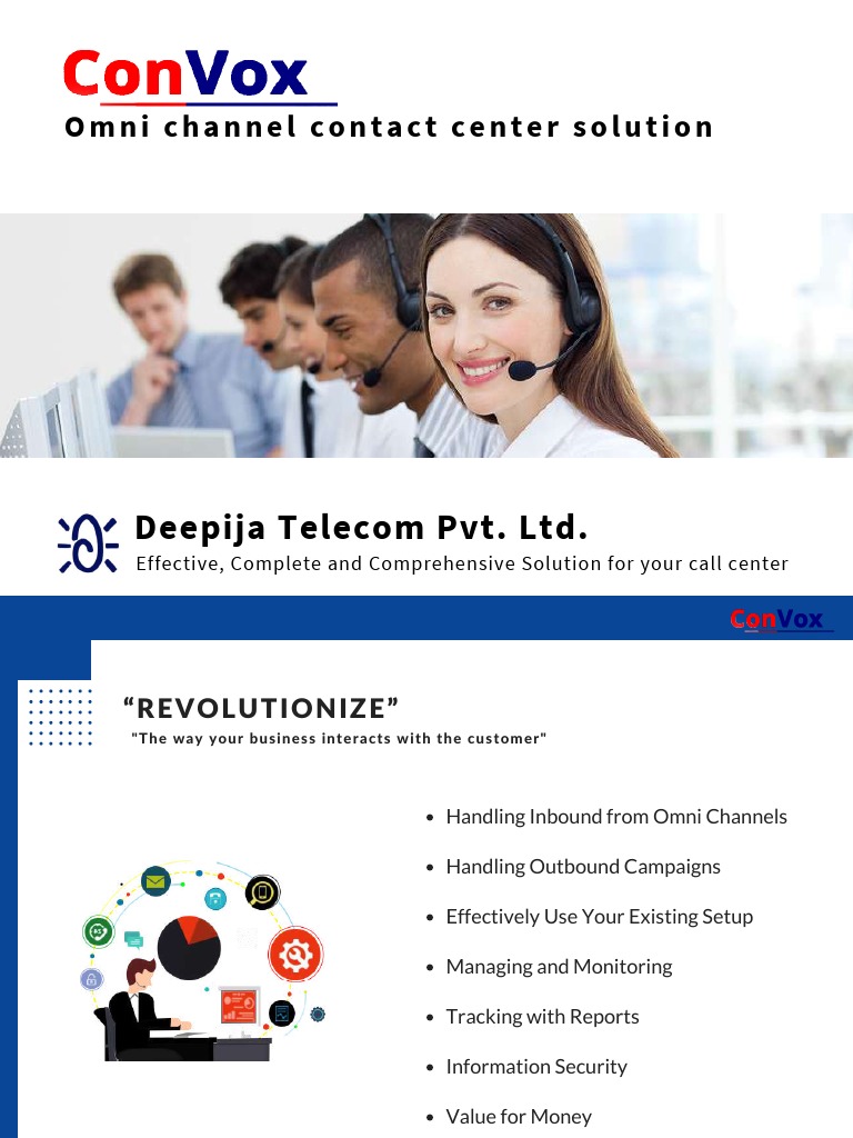 ConVox CCS 3.2 | PDF | Call Centre | Interactive Voice Response