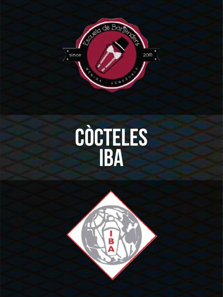Cocteles Iba-1-1-1-1-1 | PDF | Martini (Cóctel) | Cócteles