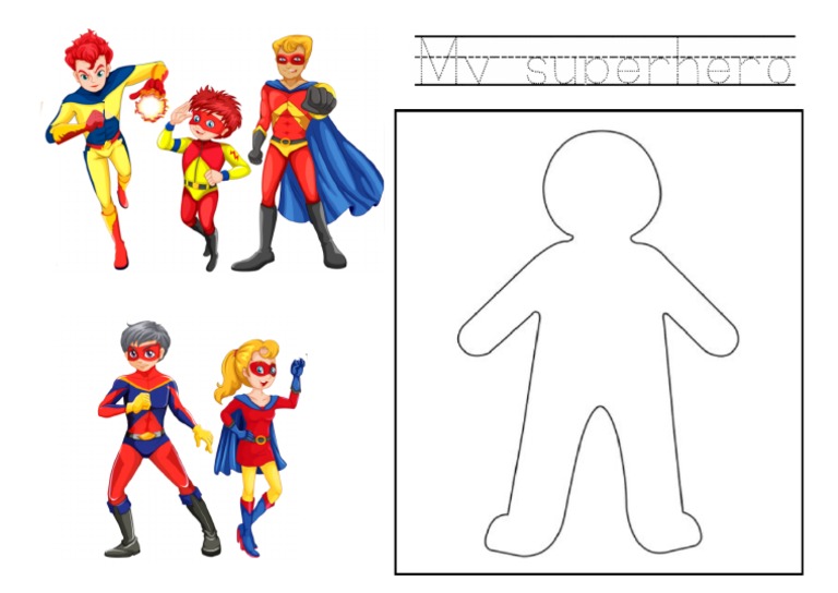 Superhero WorkSheet | PDF