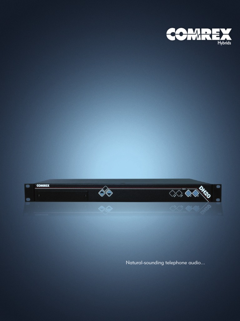 Comrex Digital Hybrids Brochure | PDF | Audio Engineering | Sound ...