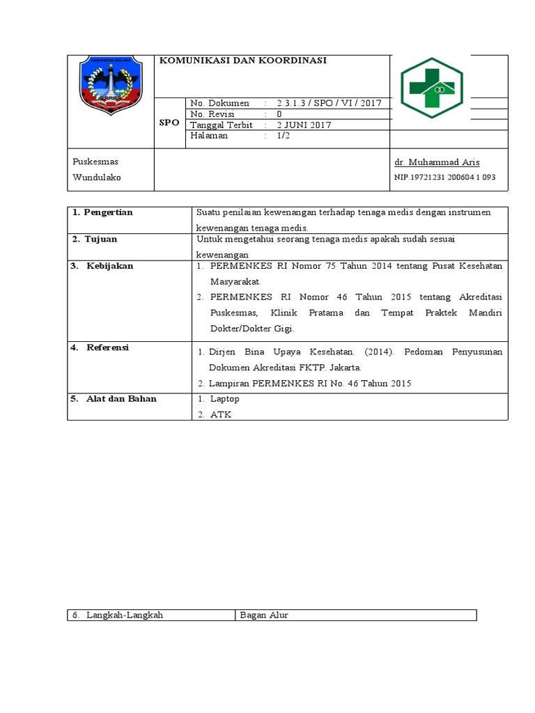 Komunikasi & Koordinasi Puskesmas | PDF | Pengembangan Diri