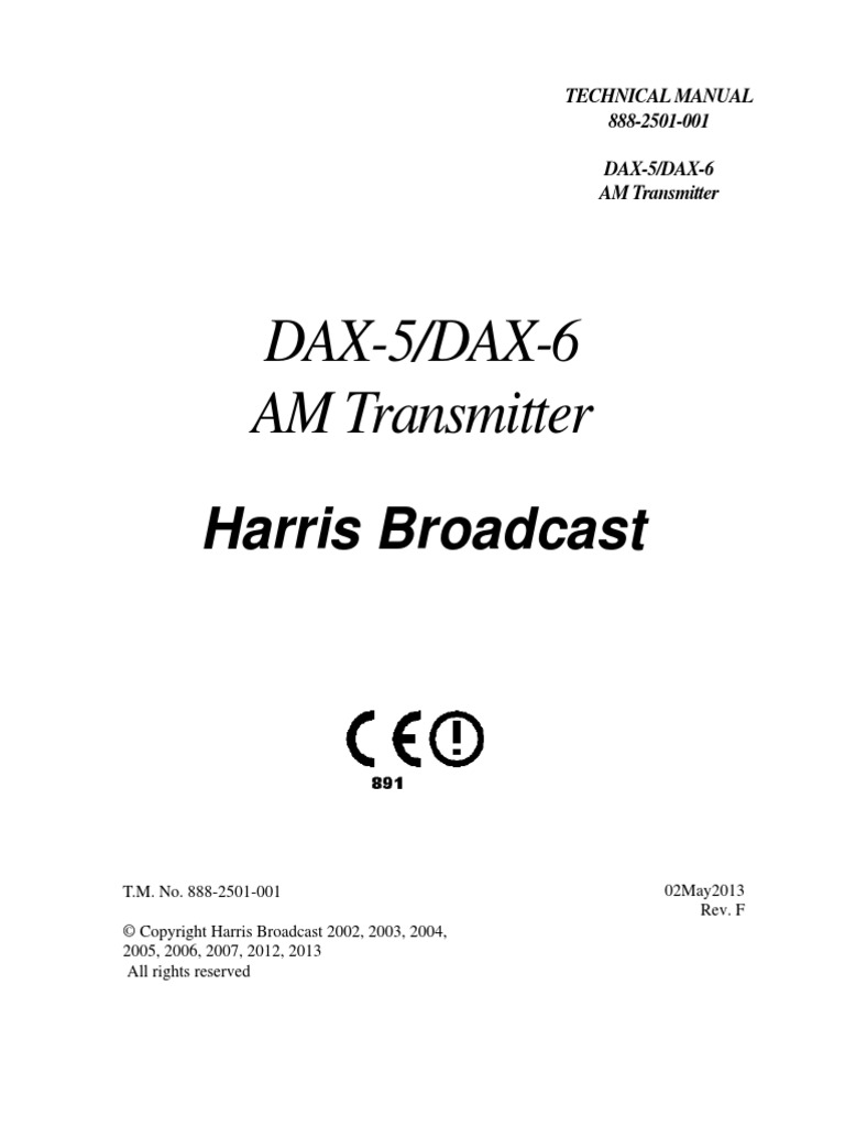 Manual DAX 5 e DAX 6 | PDF