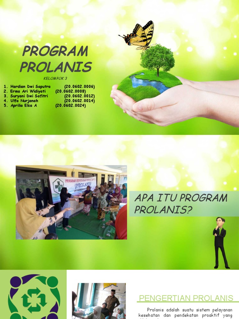 Program Prolanis: Kelompok 3 | PDF | Microsoft Power Point | Page Layout