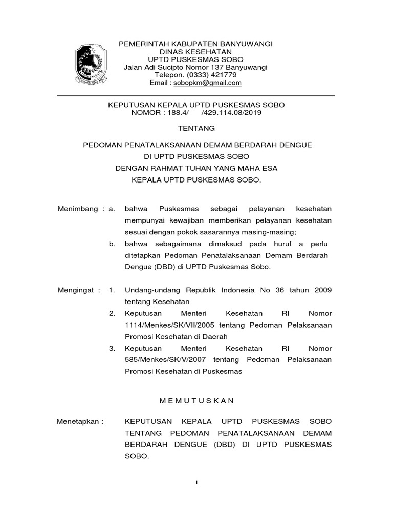 Pedoman DBD Full | PDF