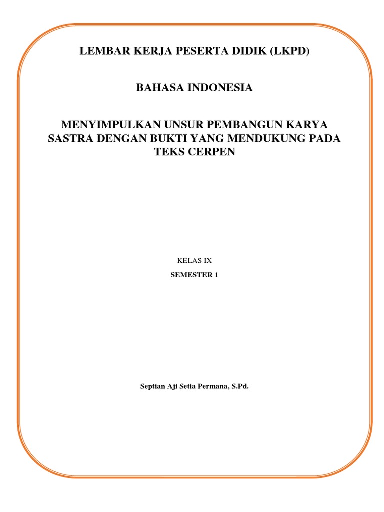 LKPD RPP KD 4.5 Ukin | PDF