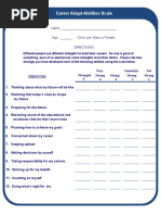 Donald Super's Work Values Inventory | PDF | Applied Psychology | Cognition