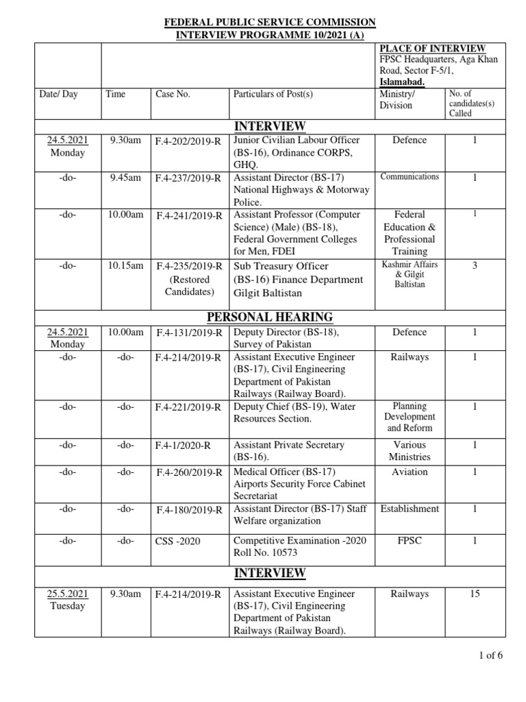 Interview Prog No.10-2021-03-05-2021 - 2 | PDF | Government Of Pakistan ...