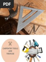 Lesson Plan in TLE Carpentry 8: I. Objective | PDF | Lesson Plan | Tools
