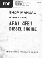 Toyota Forklift Engine 1dz II Model Service Repair Manual | PDF