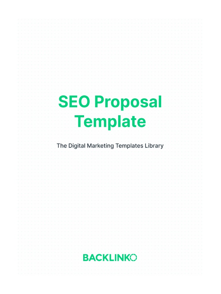 Seo Proposal Template | PDF | Business