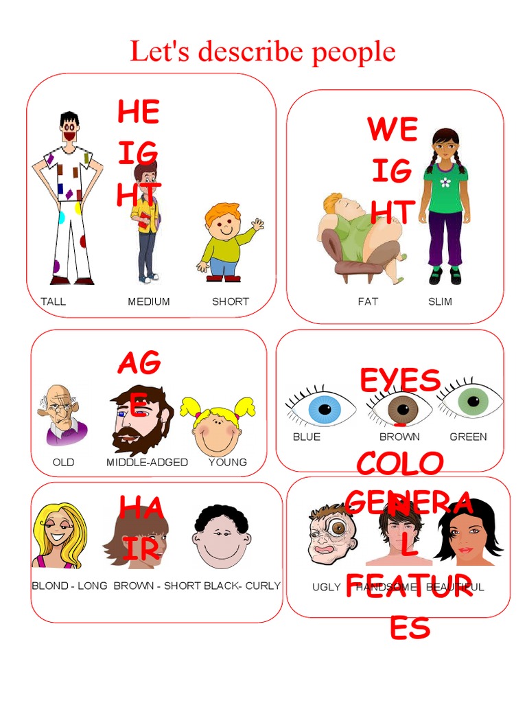 Let's Describe People | PDF