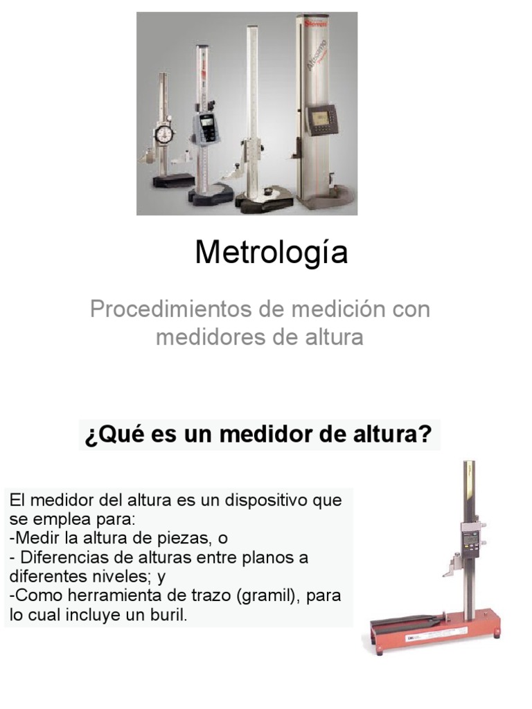 MEC13-Medición con medidor de altura
