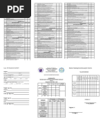 Eccd Checklist Tagalog 1 | PDF
