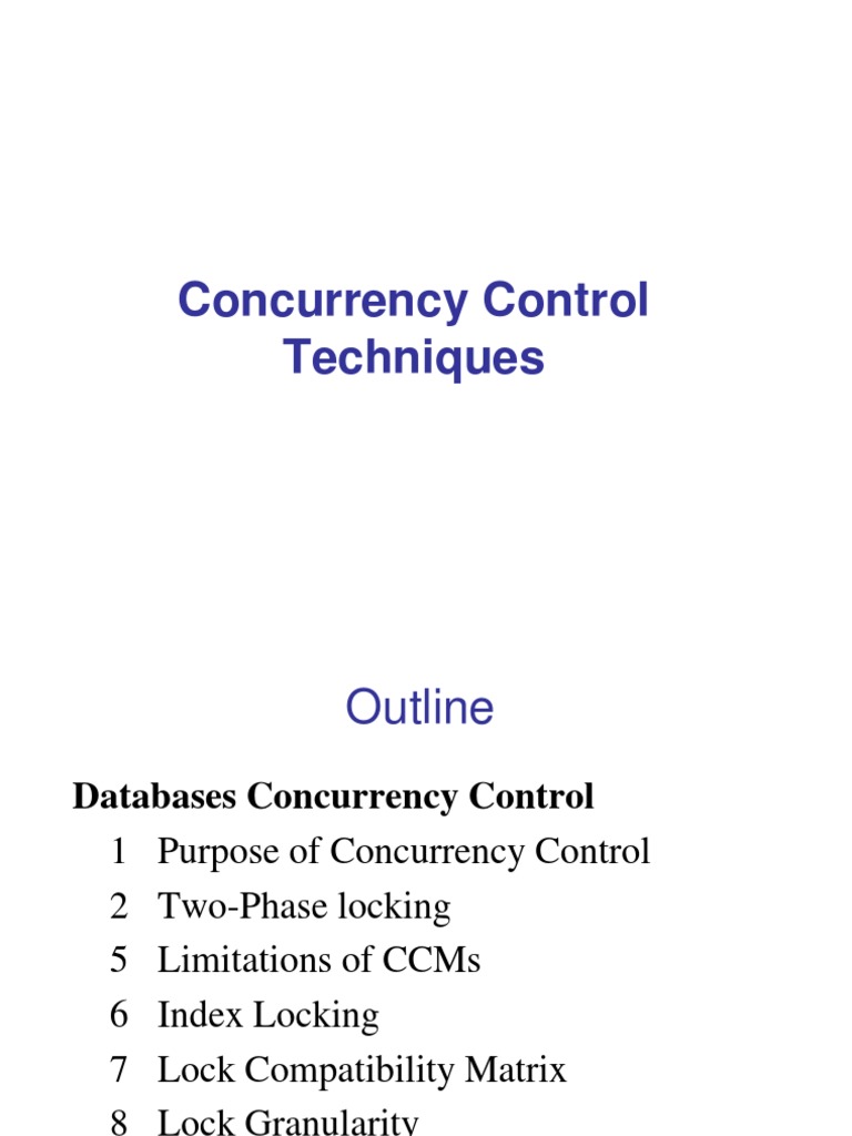 DBMS Unit 5 | PDF | Database Transaction | Synchronization