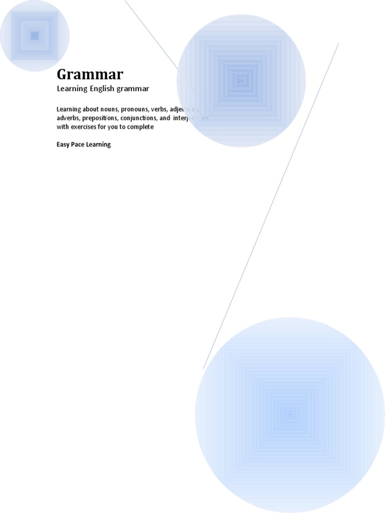 English Grammar Basics and Exercises | PDF