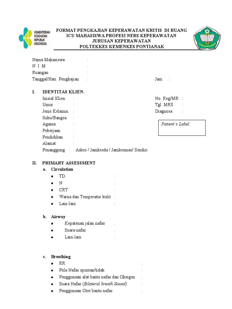 Stase Gadar Dan Kritis Ners-Smt 2 - 2021 | PDF