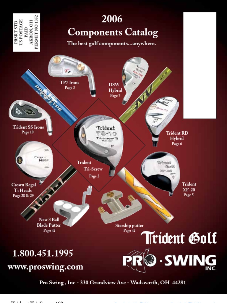 Pro Swing Golf Components Catalog | PDF | Precision Sports | Sports ...