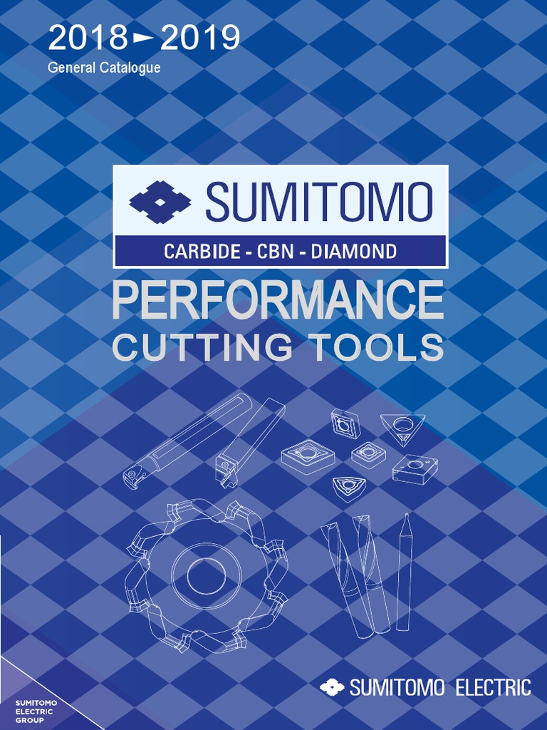 Sumitomo Cutting Tools General Catalogue | PDF | Alloy | Steel