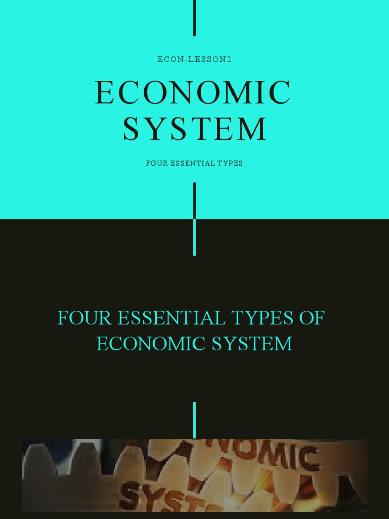 Econ-Lesson2 Economic System | PDF