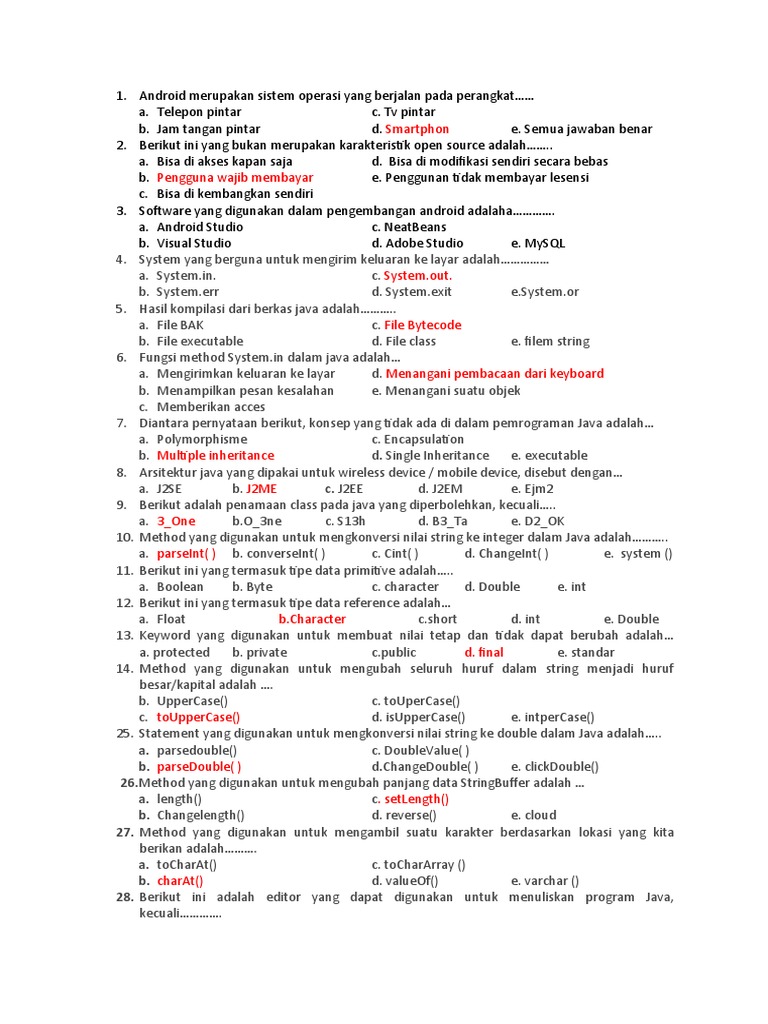 Soal PPB 12 RPL | PDF | Komputer | Teknologi & Rekayasa