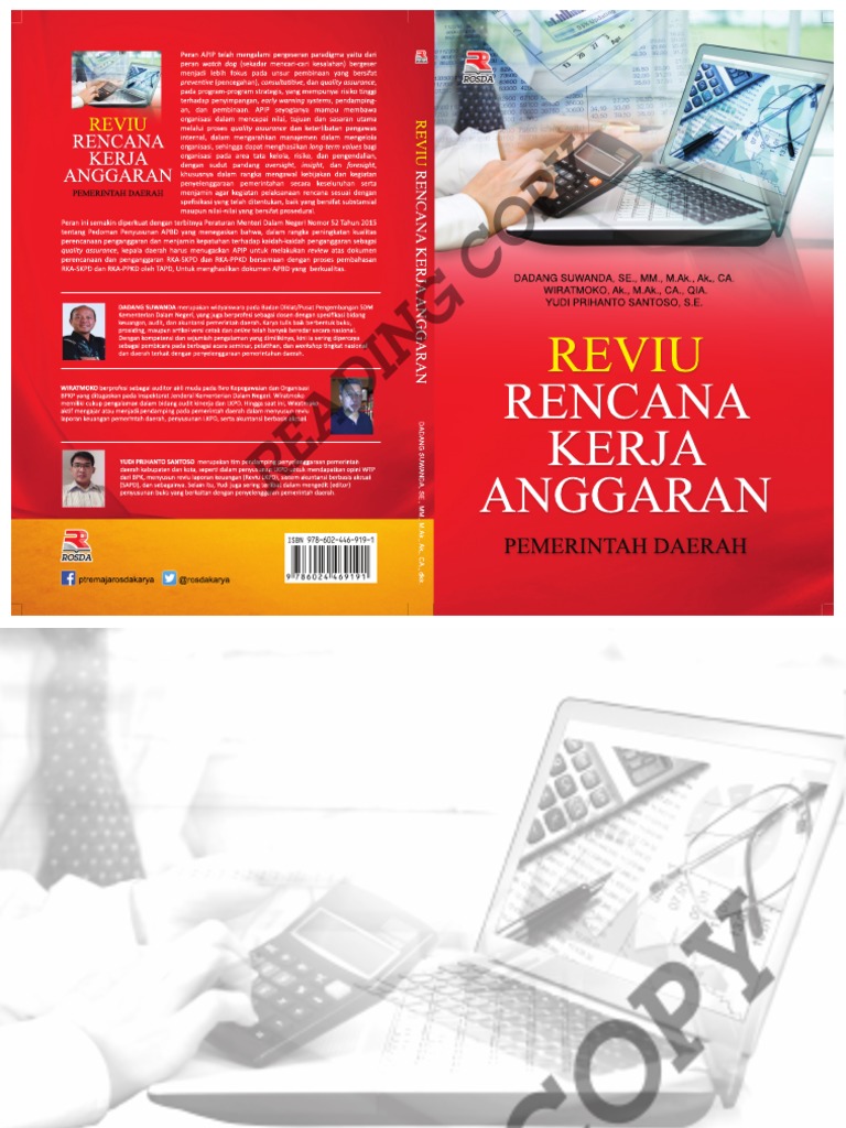 Reviu Rencana Kerja Anggaran Pemerintah Daerah | PDF