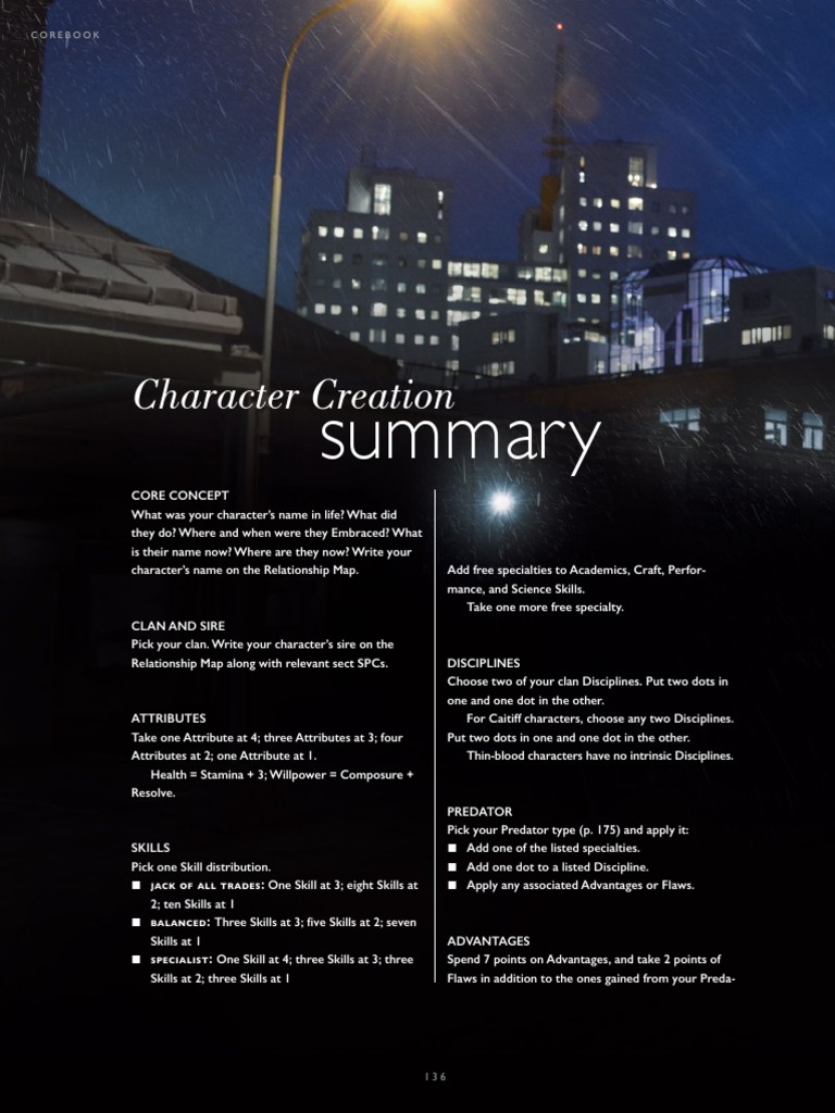 1 - Character Creation | PDF | Role Playing Games | Leisure