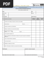 C8516-CLT-QMT-0031 - Rev-00 Inspection Checklist For GRP Lamination | PDF