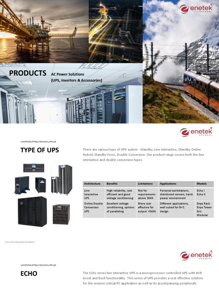 Enetek Power (AC Solutions) Rev00 | PDF | Power Inverter | Power Supply