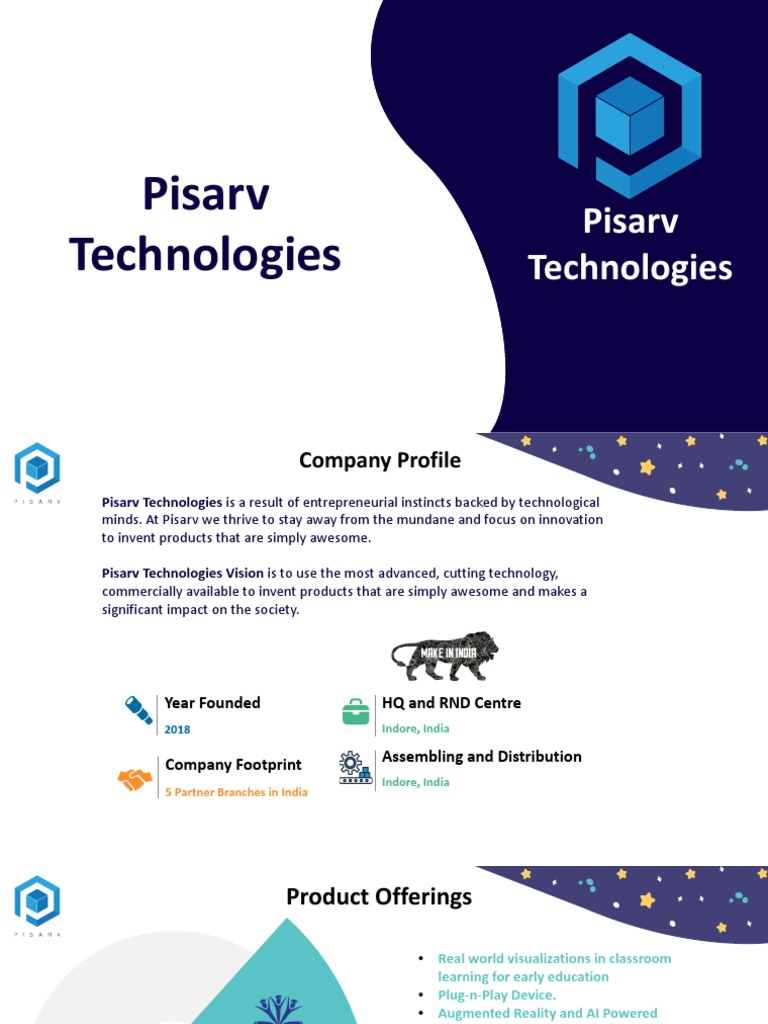 Pisarv Technologies: Innovating Education Tools | PDF | Computers