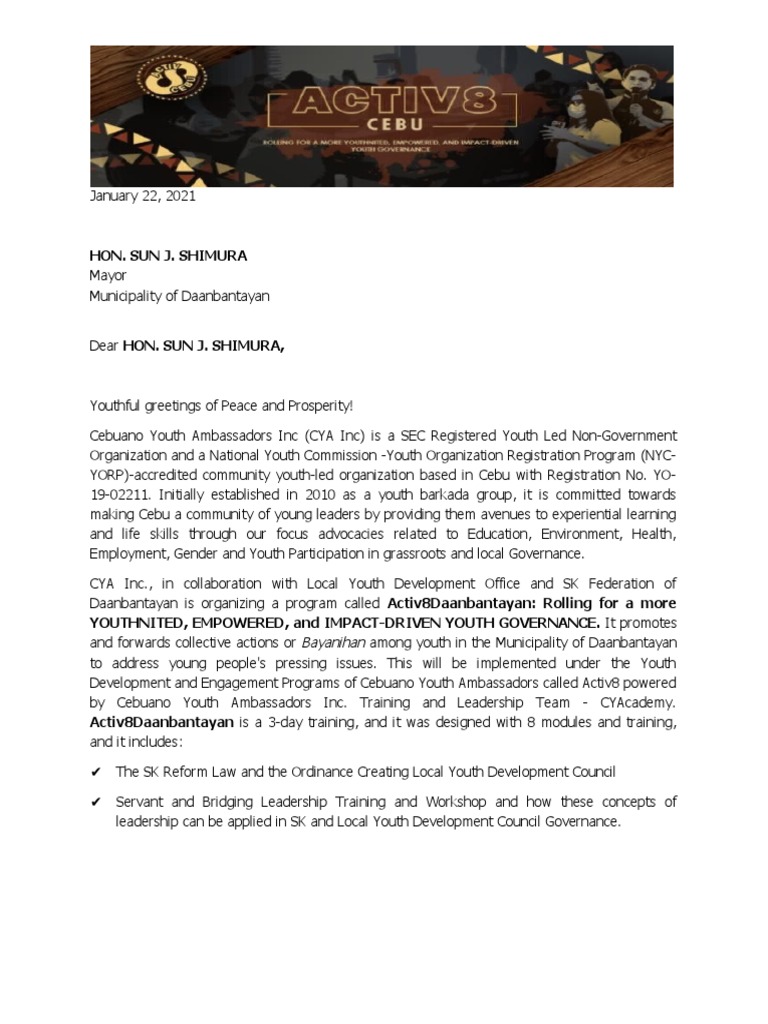 Hon. Sun J. Shimura: Bayanihan | PDF | Governance | Leadership