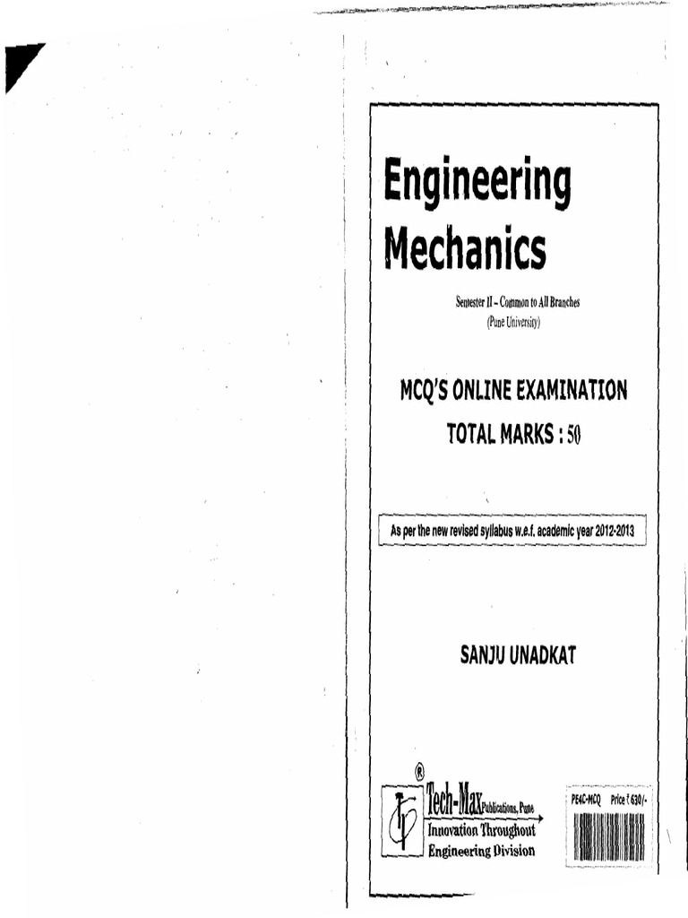 Engineering Mechanincs E-Book | PDF