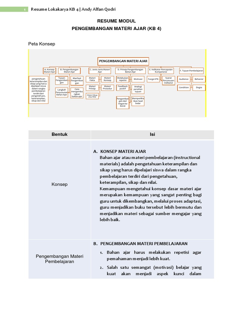Lembar Kerja 1 KB 4 - New | PDF