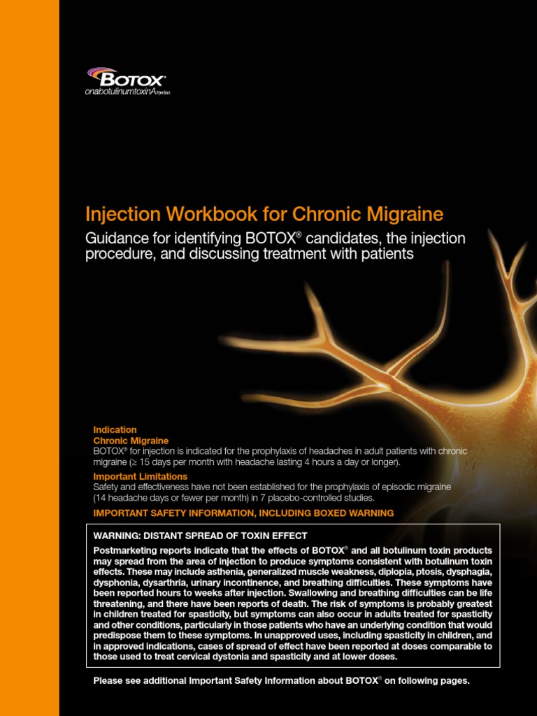 APC55BL15 Injection Workbook FINAL Elec | PDF | Botulinum Toxin | Headache