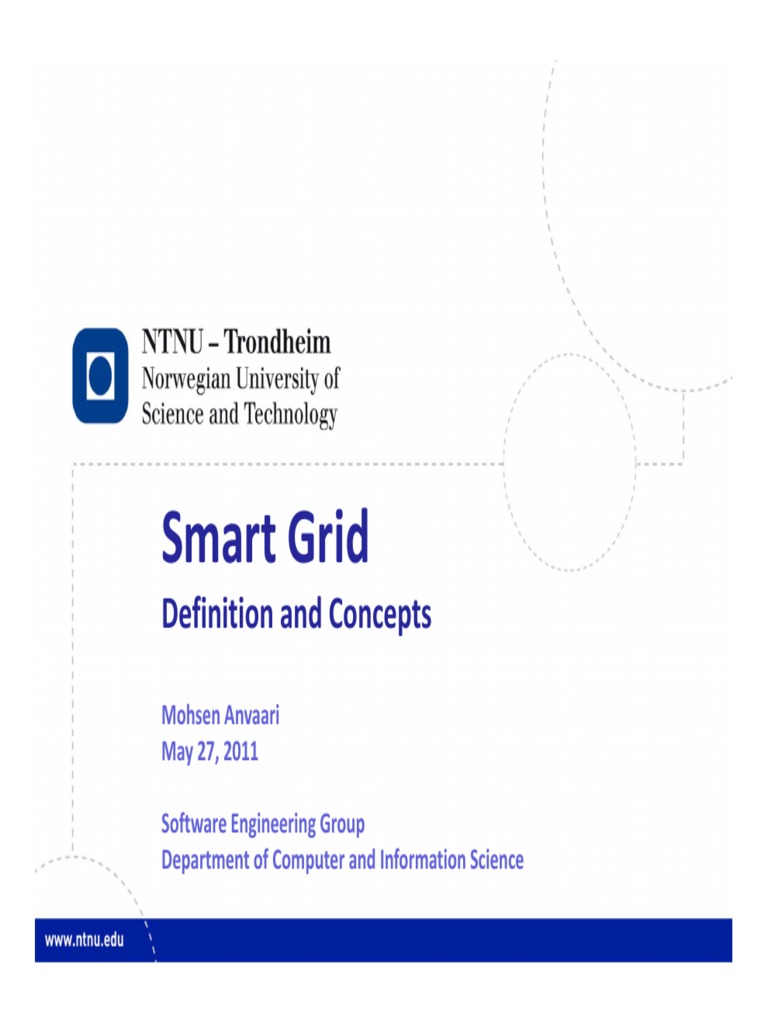 Smart Grid: Definition and Concepts | PDF | Smart Grid | Electrical Grid
