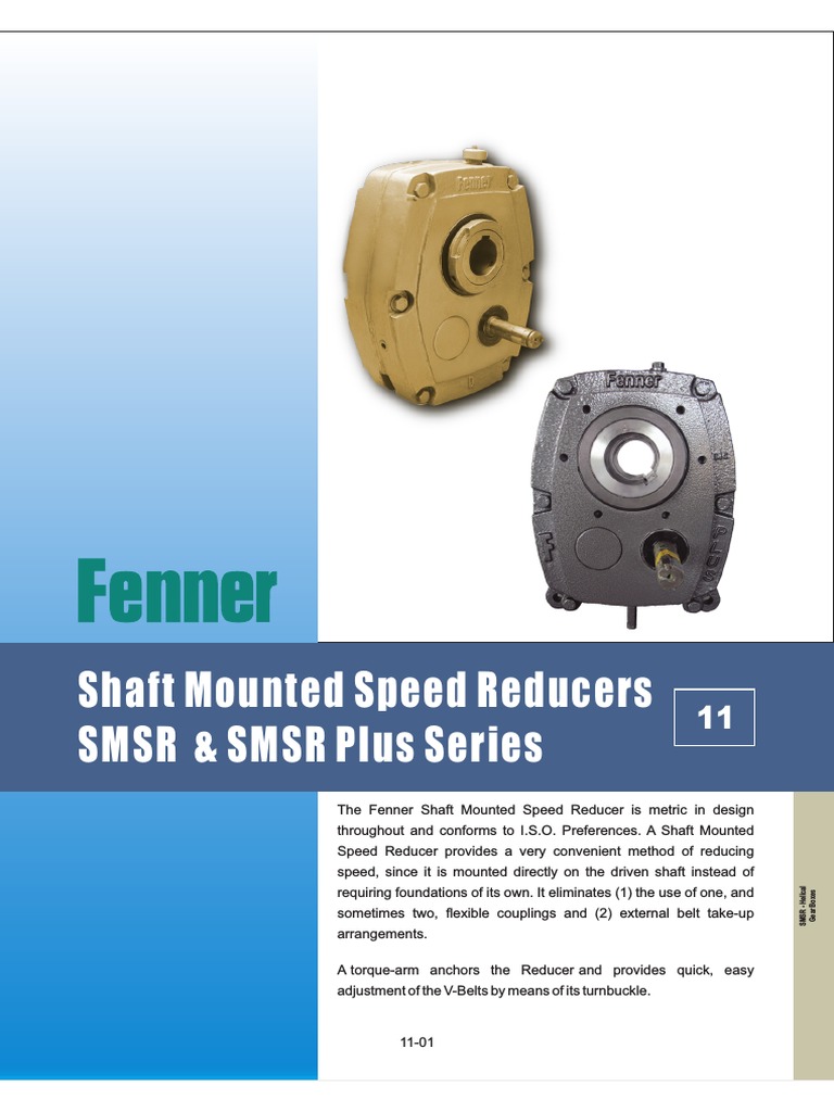 Shaft Mounted Speed Reducers SMSR & SMSR Plus Series | PDF | Belt ...