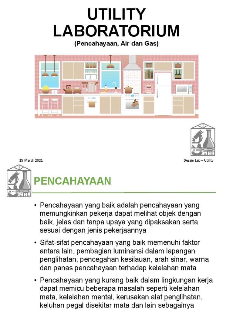 Utility Lab - Pencahayaan, Air Dan Gas | PDF