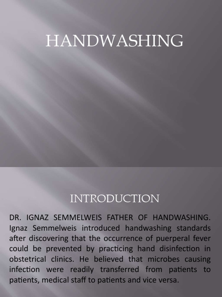 Handwashing | PDF | Hand Washing | Hygiene