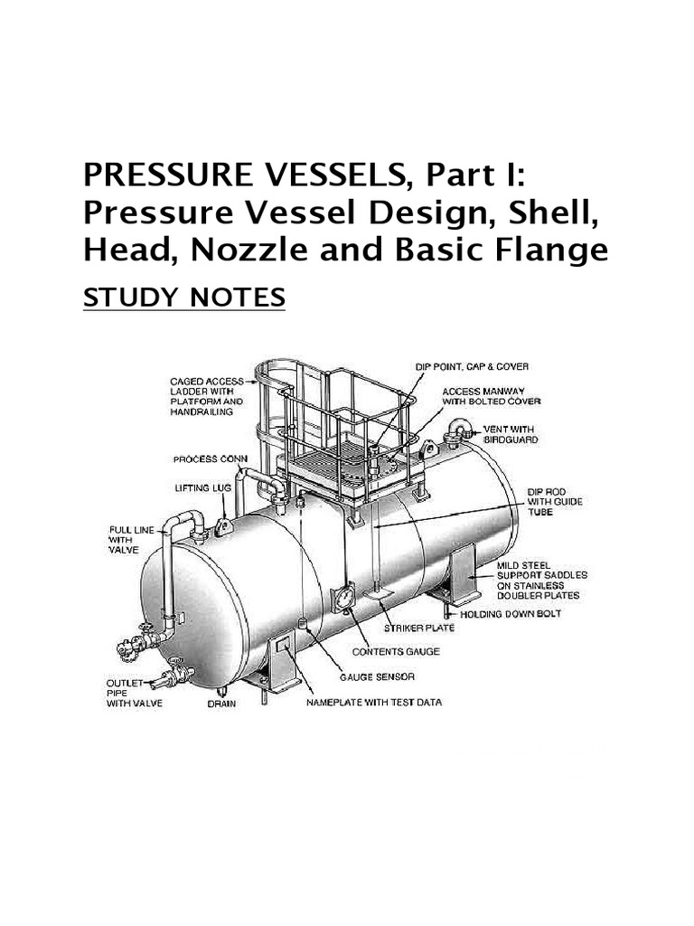 Pressure Vessel Note | PDF | Boiler | Mechanical Engineering