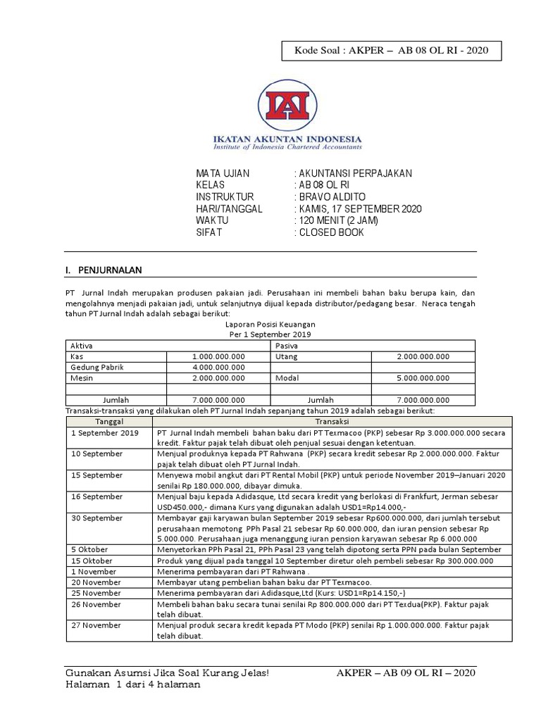 Akper - Ab 08 Ol Ri - September 2020 | PDF