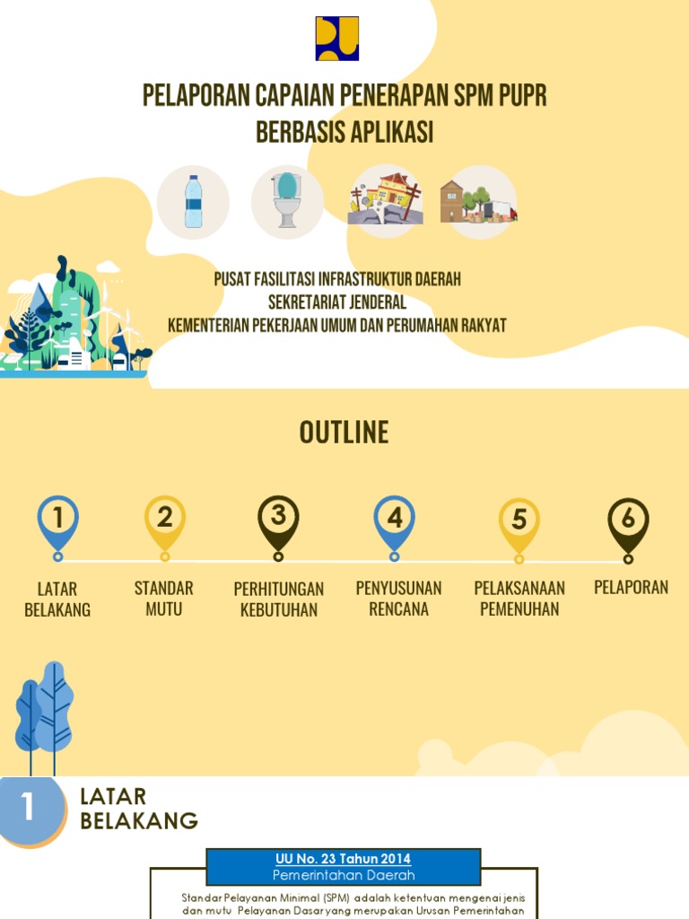 PFID - Pelaporan Capaian Penerapan SPM PUPR Berbasis Aplikasi | PDF