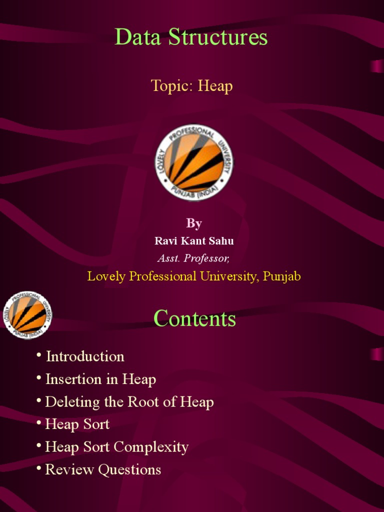 Heap | PDF | Formal Methods | Algorithms And Data Structures